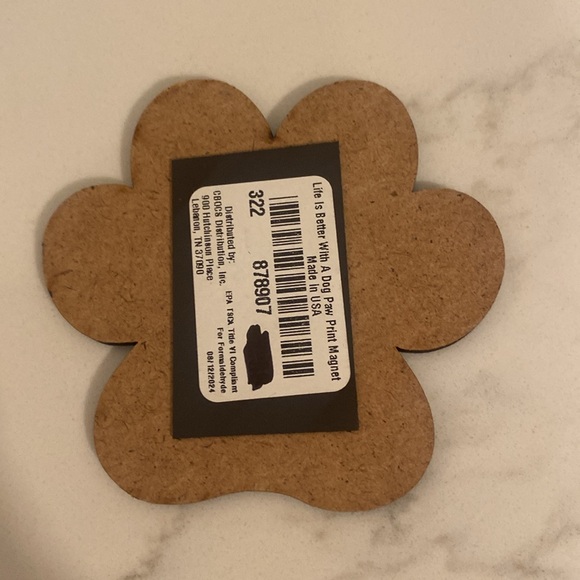 CBOCS Distribution | Dog | Purple Dog Paw Magnet | Poshmark